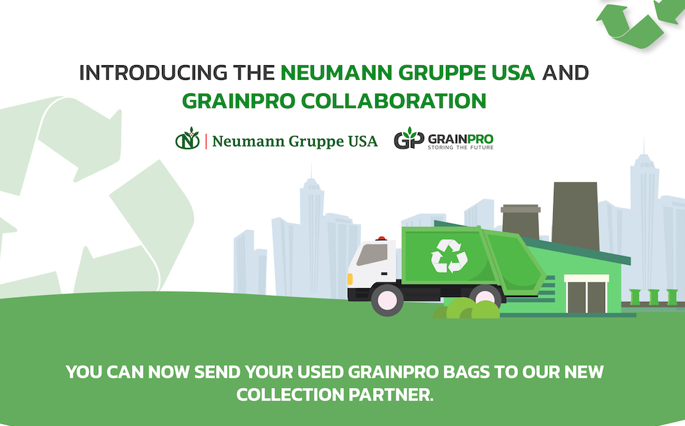 GrainPro, Neumann Gruppe USA Annonce Recycling Effort